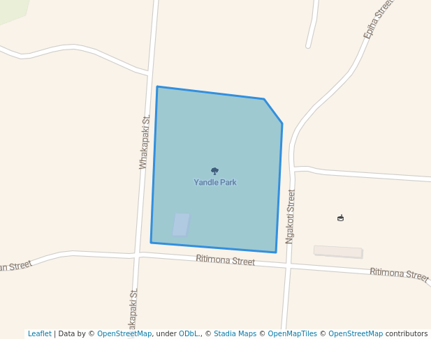 Yandle Park in Urenui | Map and Routes