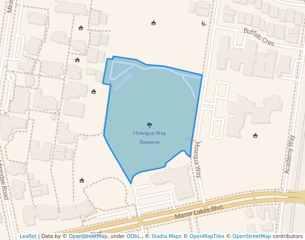Howqua Way Reserve in Manor Lakes | Map and Routes