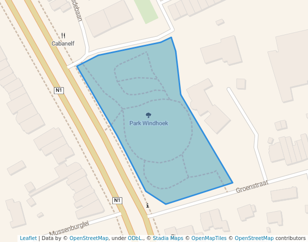 Park Windhoek in Edegem | Map and Routes