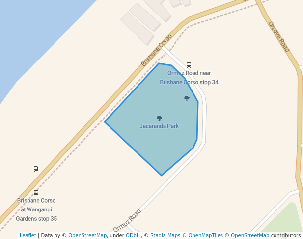 Jacaranda Park in Yeronga | Map and Routes