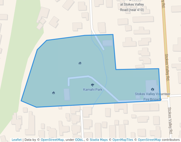 Kamahi Park in Lower Hutt | Map and Routes