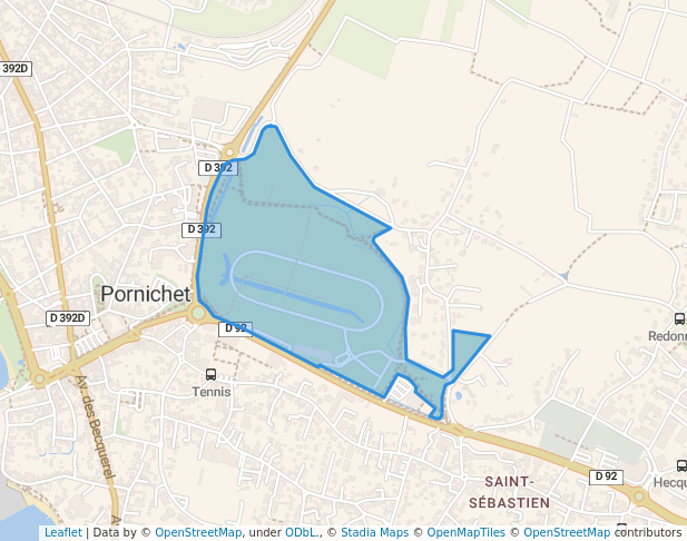 Parc paysager de Pornichet in Pornichet | Map and Routes
