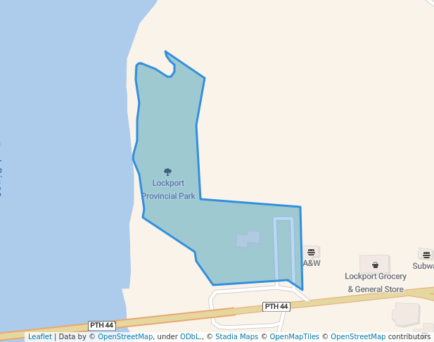 Lockport Provincial Park in Lockport | Map and Routes