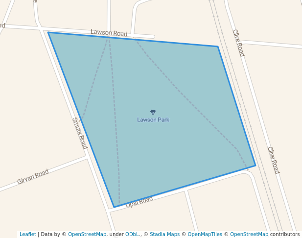 Lawson Park in Cape Town | Map and Routes