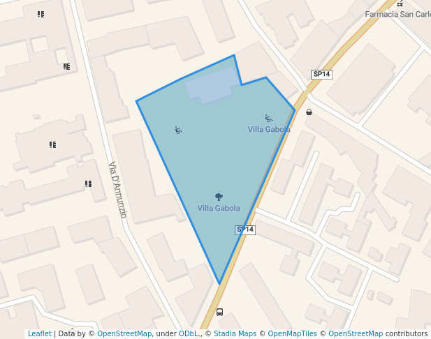 Villa Gabola in Castellammare di Stabia | Map and Routes