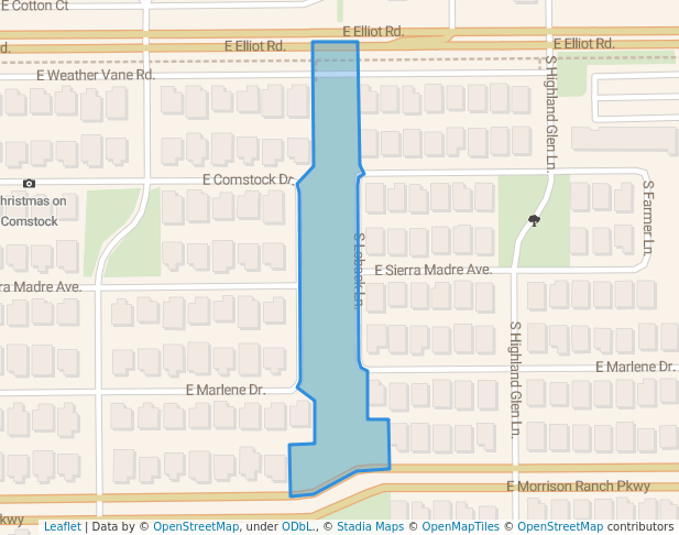 Marlene Park in Gilbert | Map and Routes