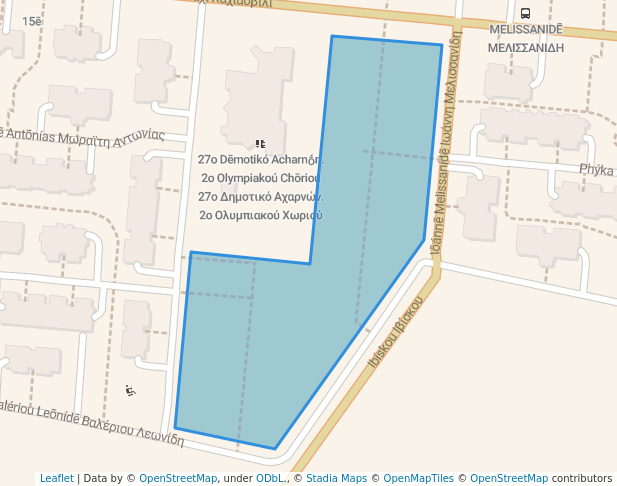 ΠΛΑΤΕΙΑ ΑΧΑΡΝΩΝ in Acharnes | Map and Routes