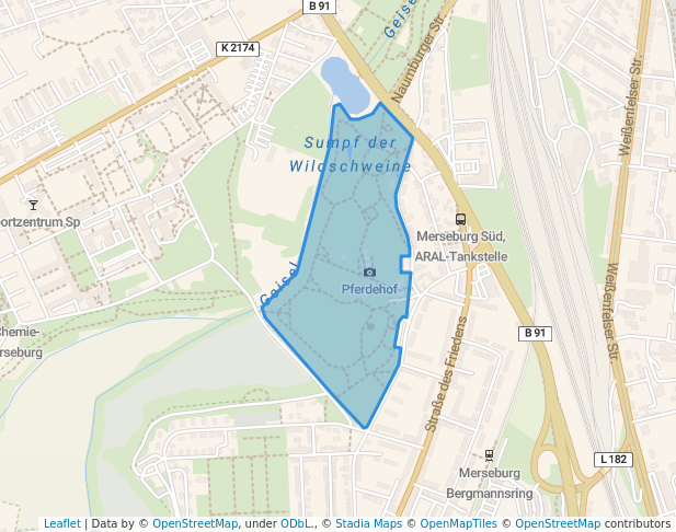 Südpark in Merseburg | Map and Routes