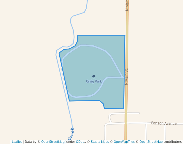 Craig Park in Craig | Map and Routes