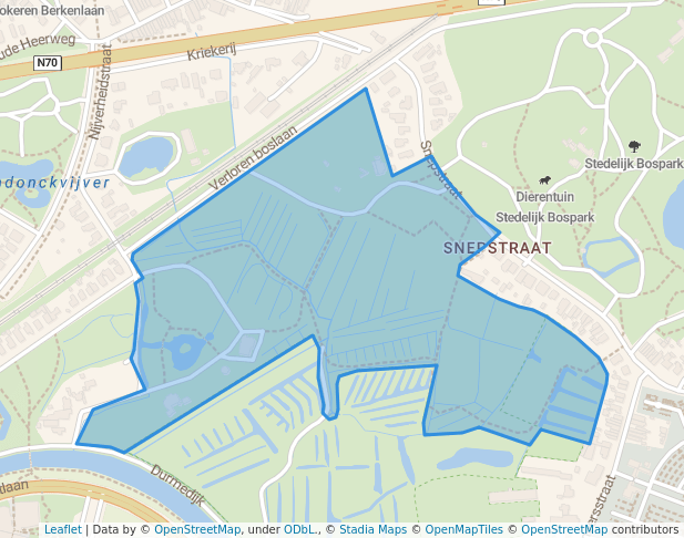 Kasteelpark Verloren Bos in Lokeren | Map and Routes