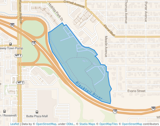 Father Sheehan Park in Butte | Map and Routes