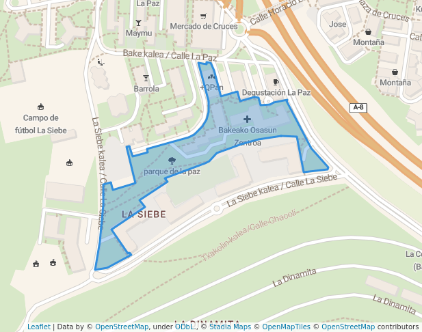 parques de la paz in Barakaldo | Map and Routes