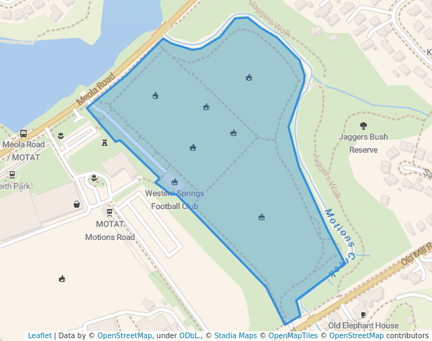 Seddon Fields in Auckland | Map and Routes