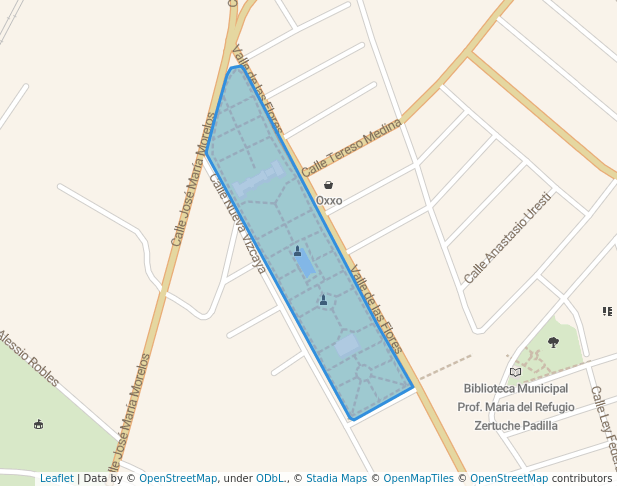Alameda Ramos Arizpe in Ramos Arizpe | Map and Routes