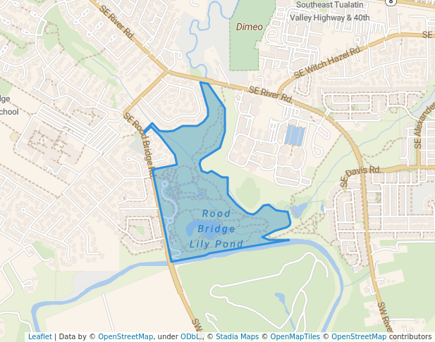 Rood Bridge Park in Hillsboro | Map and Routes