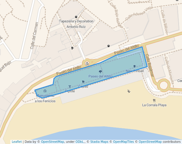Paseo del Altillo in Almuñécar | Map and Routes