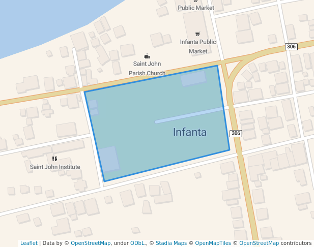Infanta Town Plaza in Infanta | Map and Routes