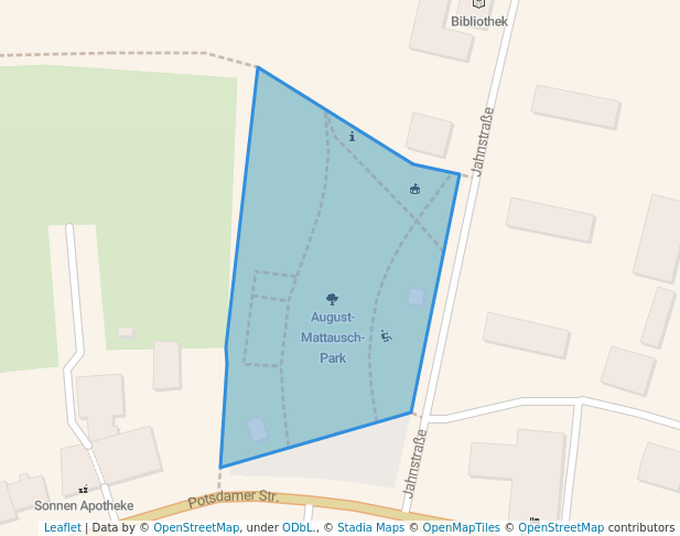 August-Mattausch-Park in Teltow | Map and Routes