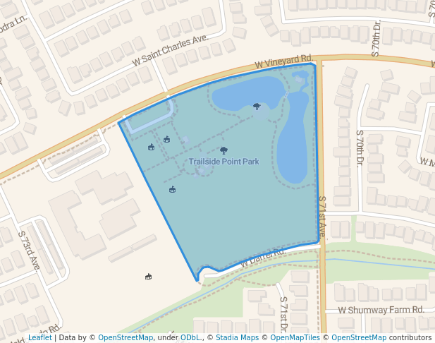 Trailside Point Park in Phoenix | Map and Routes