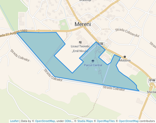 Central Park in Mereni | Map and Routes