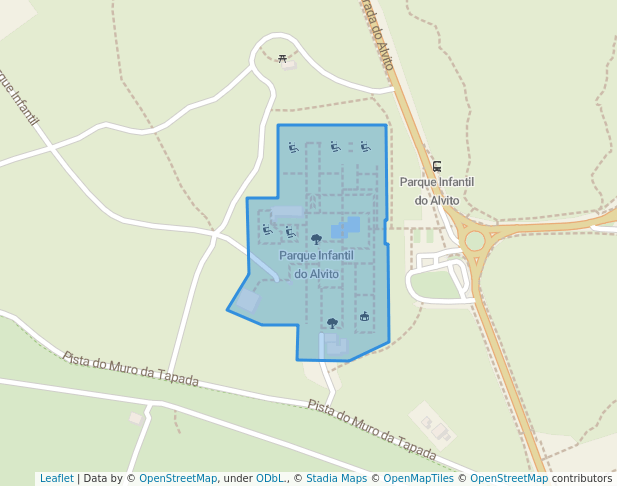 Parque Infantil do Alvito in Lisboa | Map and Routes