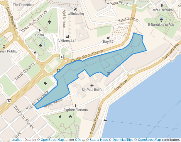 Herbert Ganado Gardens in Floriana | Map and Routes