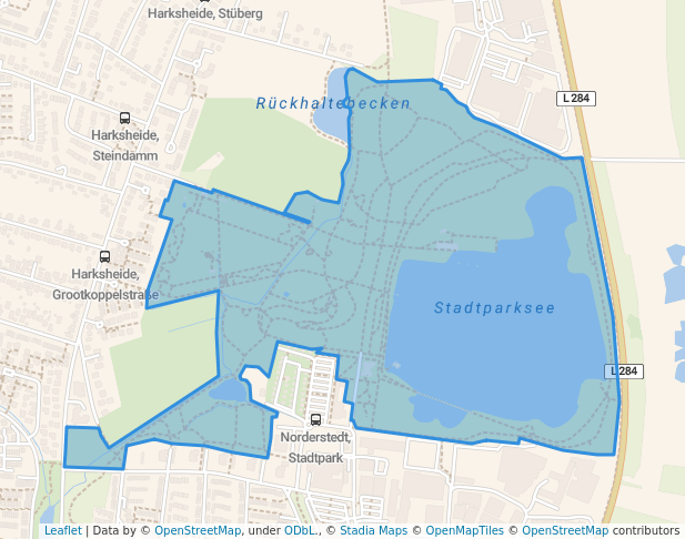 Stadtpark Norderstedt in Norderstedt | Map and Routes