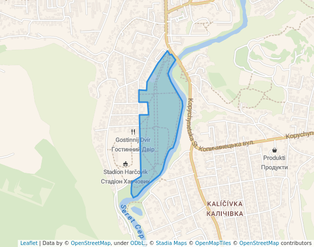 Центральний парк in Chortkiv | Map and Routes