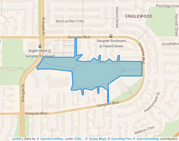Sangster Park in Regina | Map and Routes