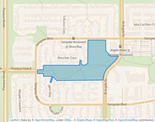 Stan Oxelgren Park in Regina | Map and Routes