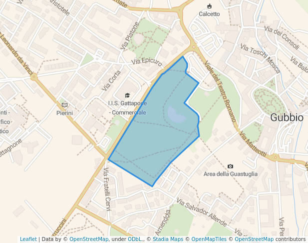 Parco del Teatro Romano in Gubbio | Map and Routes