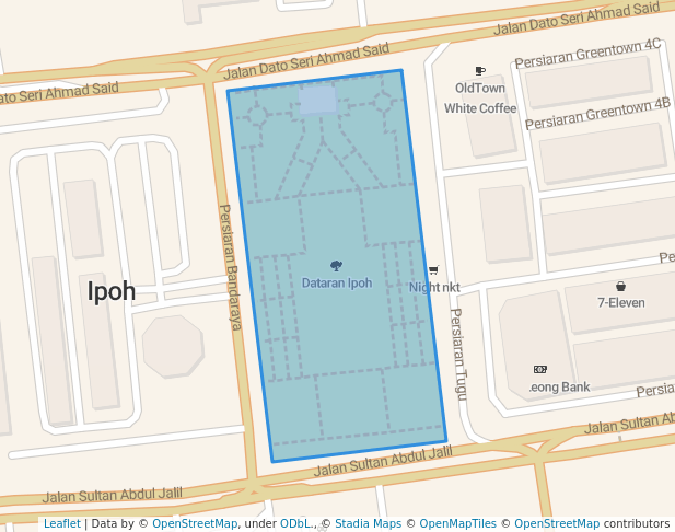 Dataran Ipoh in Ipoh | Map and Routes
