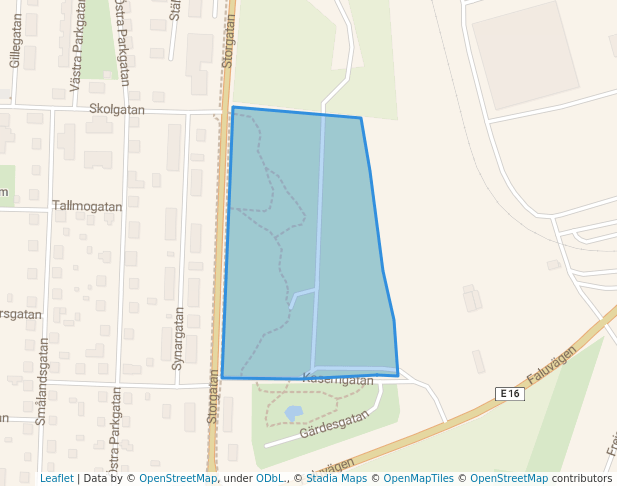 Hagaparken in Hofors | Map and Routes