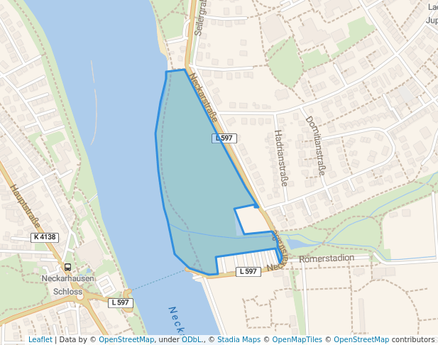Neckarwiese in Ladenburg | Map and Routes