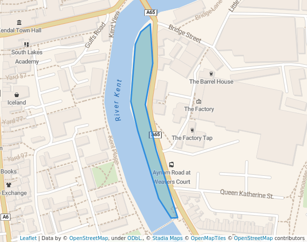 Miller Field in Kendal | Map and Routes