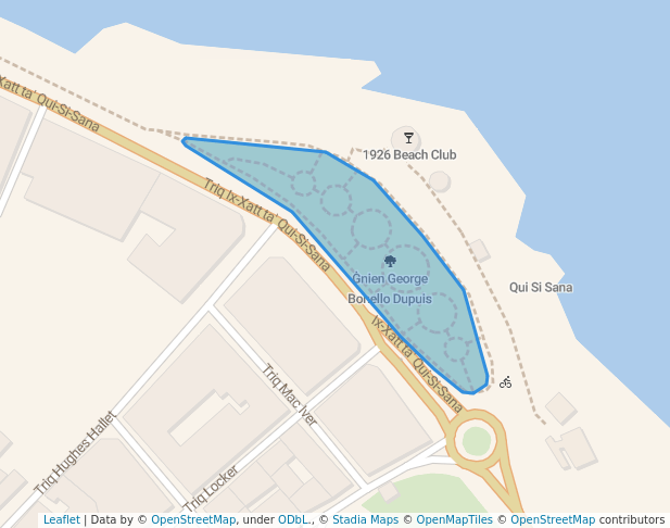 Ġnien George Bonello Dupuis in Sliema | Map and Routes