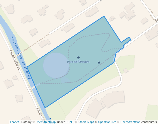Parc de l'Oratoire in Meylan | Map and Routes