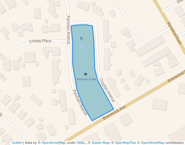 Farnham Park in Palmerston North | Map and Routes