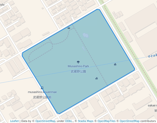 Musashino Park in Hamura | Map and Routes