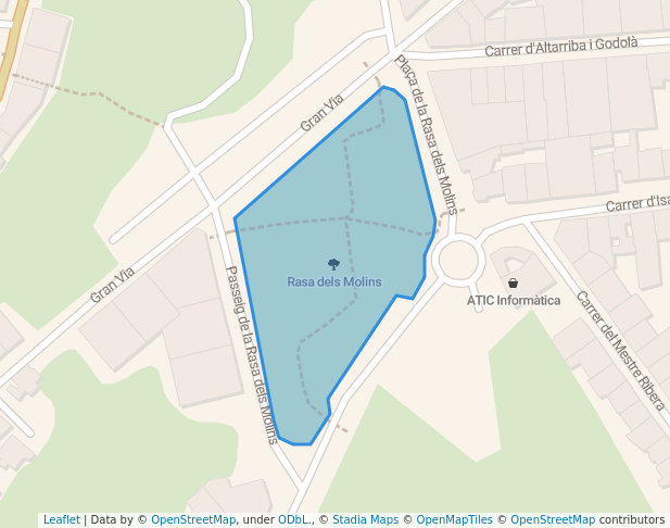 Rasa dels Molins in Berga | Map and Routes