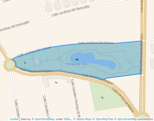 Parque del Teso in Espartinas | Map and Routes