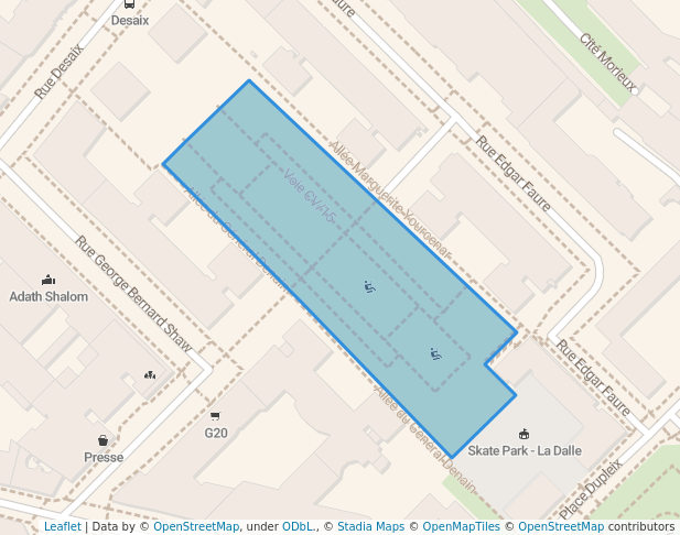 Jardin Nicole de Hauteclocque in Paris | Map and Routes