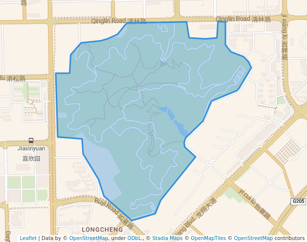 Longcheng Park in Shen Zhen Shi | Map and Routes