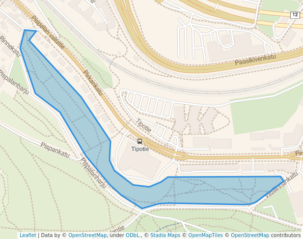 Pyynikki - Pispalanharju in Tampere | Map and Routes