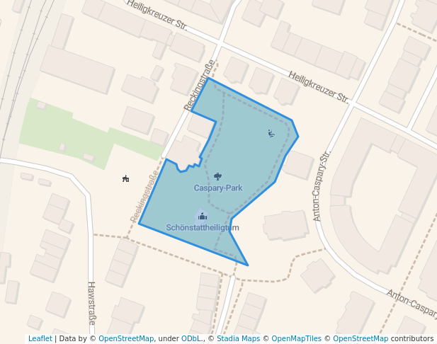Caspary-Park in Trier | Map and Routes
