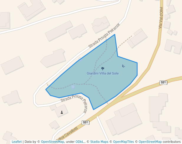 Giardini Villa del Sole in Sanremo | Map and Routes