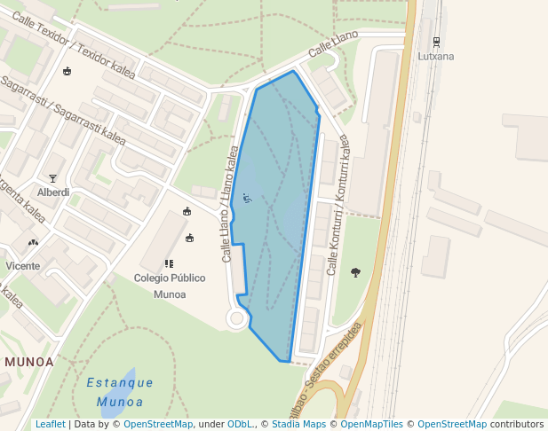 Parque Burtzeña in Barakaldo | Map and Routes