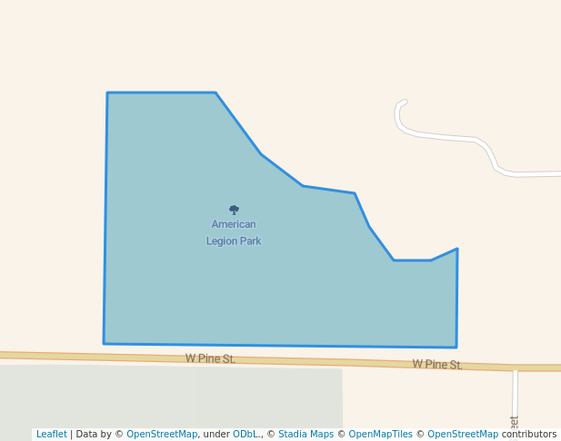 American Legion Park in Nocona | Map and Routes