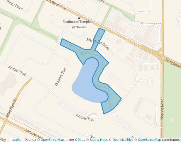 Ambergate Park in Winnipeg | Map and Routes