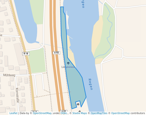Liegewiese in Lappersdorf | Map and Routes